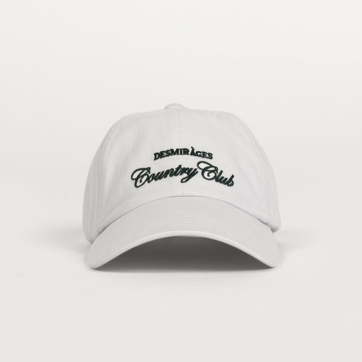 Country Club Dad Cap - White 100% cotton, Made in portugal – DESMIRAGES